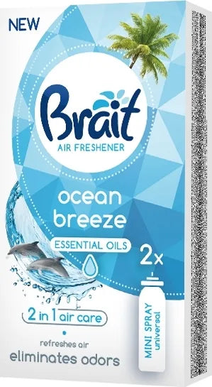 Brait Mini Spray Ocean Refill 2 x 10 ml - Fnugfri.dk